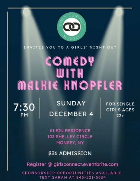 Schedule online with Girls Connect Shidduch Events on Booking.page